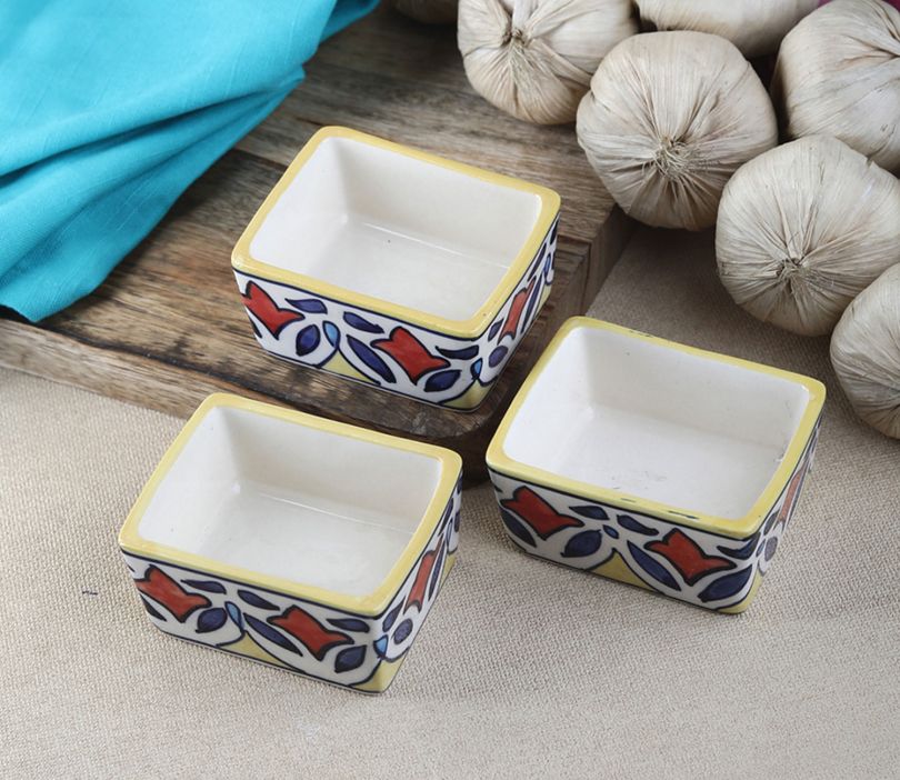 Buy Rangriti Yellow Red Ceramic Chatni Katori Set of Three at 29% OFF ... Buy Rangriti Yellow Red Ceramic Chatni Katori Set of Three at 29% OFF ...