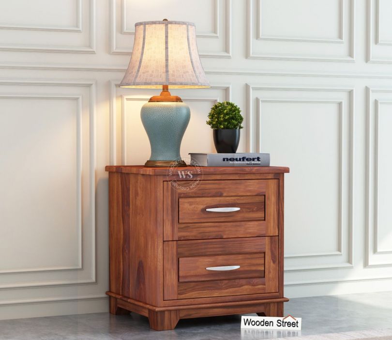 Wooden street side table store