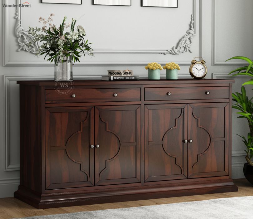 Buy Colton Sheesham wood Cabinets and Sideboard Walnut Finish at 31 OFF Online Wooden Street