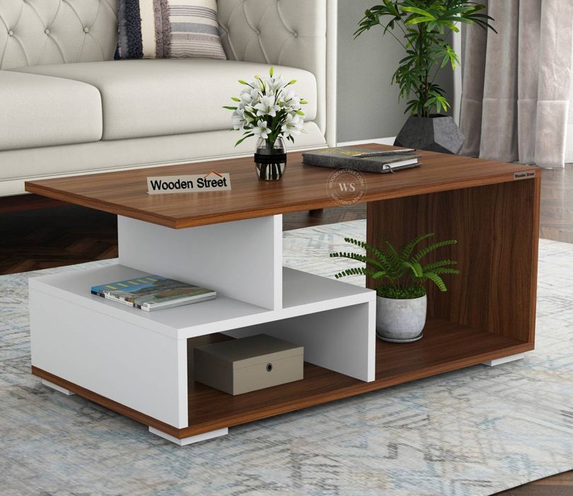 Buy Ainsley Coffee Table Exotic Teak Finish at 28 OFF Online Wooden Street