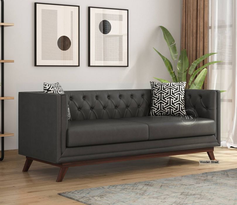 Leather sofa set online store