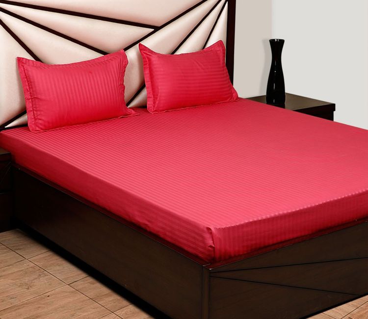 Stripes Double Bed Sheet Buy Bed Sheets Online Upto 55 Off