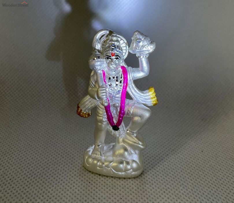 Buy Pure Silver Hanuman Idol Online In India At Best Price Modern Spiritual Home Wooden