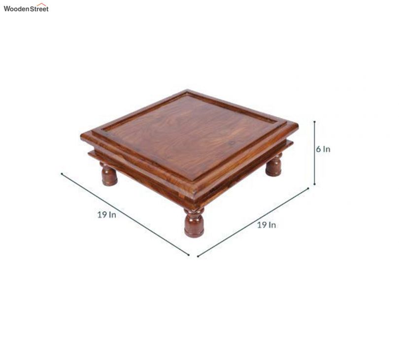 Buy Brown Sheesham Wood Chowki at 25% OFF Online | Wooden Street Buy Brown Sheesham Wood Chowki at 25% OFF Online | Wooden Street