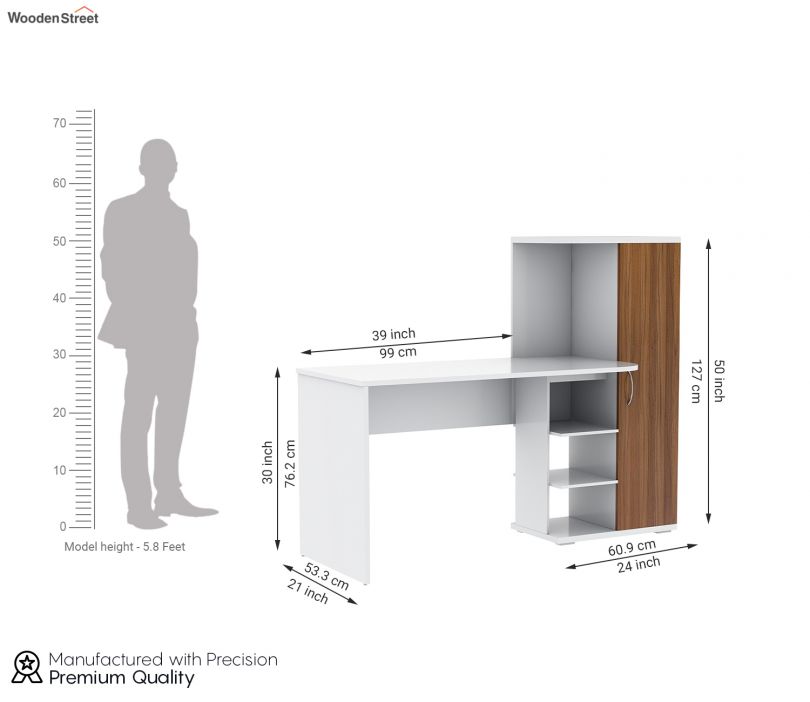 Buy Stanis Engineered Wood Study Table with Exotic Teak Door Cabinet ... Buy Stanis Engineered Wood Study Table with Exotic Teak Door Cabinet ...